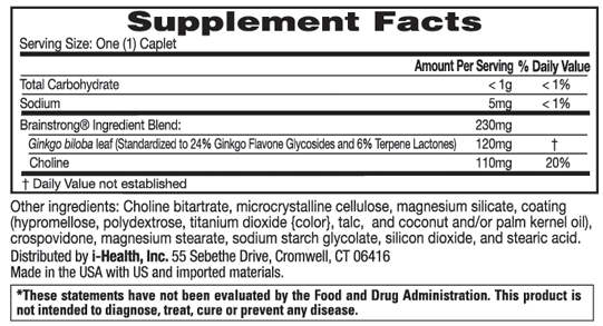 Ginkgo Biloba and Choline Memory Supplement | What It Is – BrainStrong®